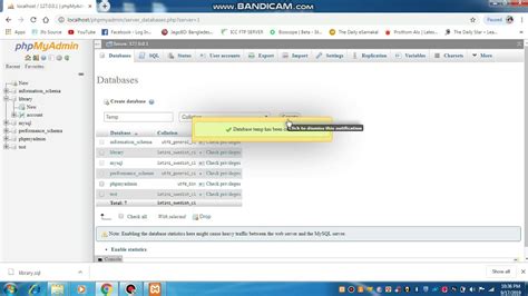 Export Import Sql File Using Xampp Bangla Tutorial Youtube