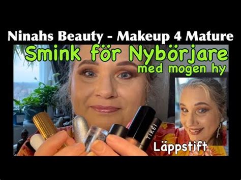 Smink FÖr NybÖrjare Med Mogen Hy 10 Läppstift 💄💋 Youtube