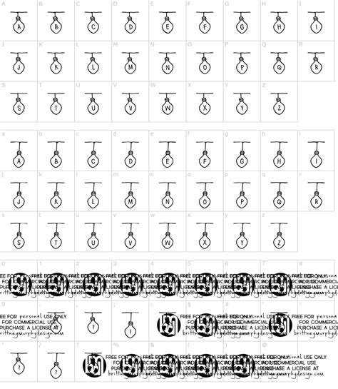 Twinkle Lights Font Download