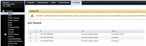 Dell Idrac Issue RED Lifecycle Controller In Use TECH OFF