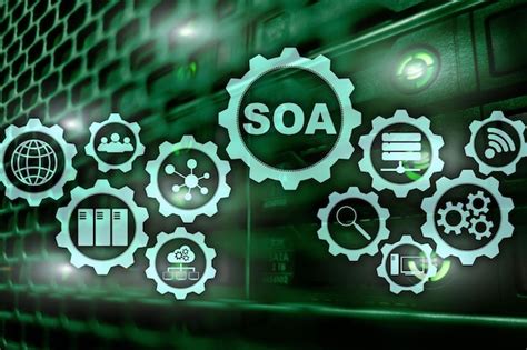 Premium Photo Soa Business Model And Information Technology Concept