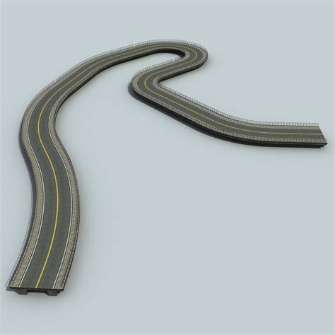 3d Road Set Modelled