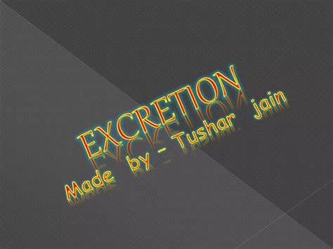 Excretion Biology Class 10th Pptx