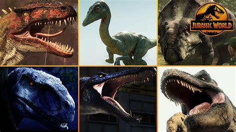 All The Dinosaurs In Jurassic World Chaos Theory Season 1 Youtube