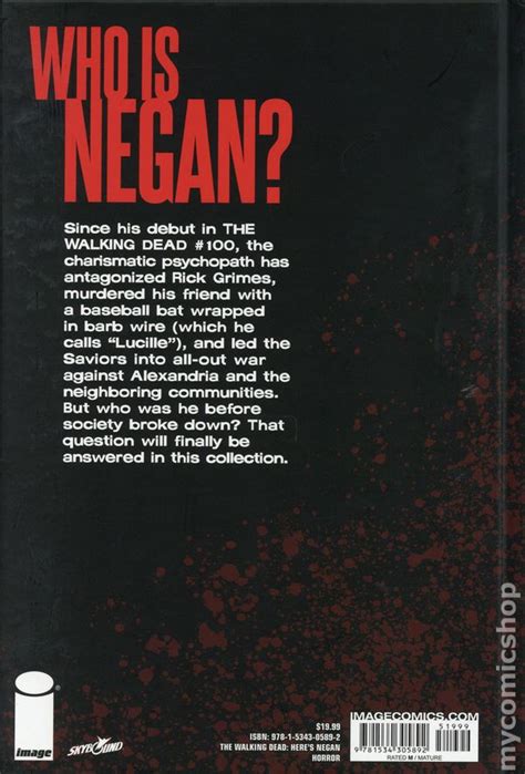 Walking Dead Heres Negan Hc 2017 Image Comic Books