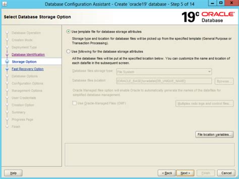 Create A Database In Oracle C On Windows DB Exam Study