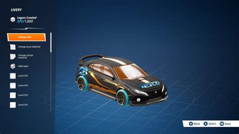 Made A Teku Livery For The Honda Civic Type R R Hotwheelsunleashed