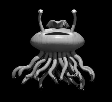 Flumph Lord Miniature Model For Dandd Dungeons And Dragons Pathfinder