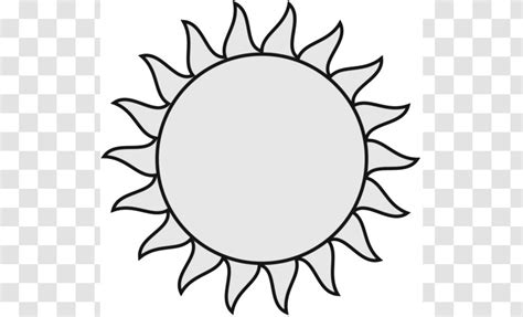 Black And White Sun Clip Art