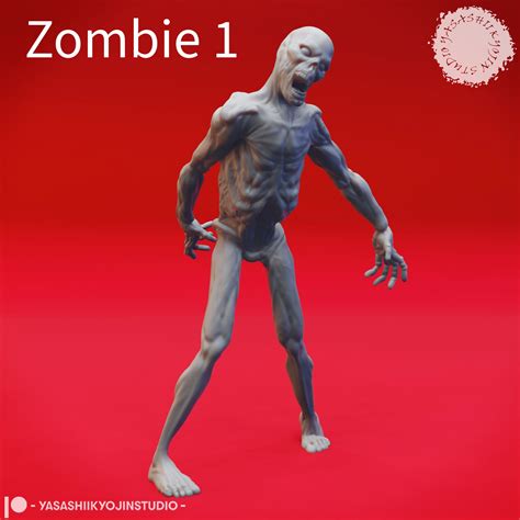 Zombie Mm Mm Scale For D D E And Pathfinder Crafted By Yasashii Kyojin Studio For Tabletop