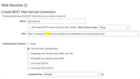 Create A REST Web Service For GET Account API