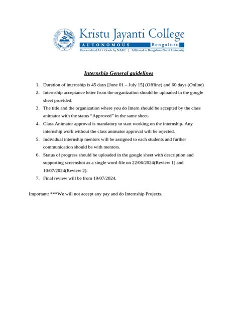 Internship Report Format For Submission Final Pdf Mentorship Learning