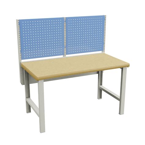 Treston Workbench Modular System With 2 Perforated Panels Kaiserkraft