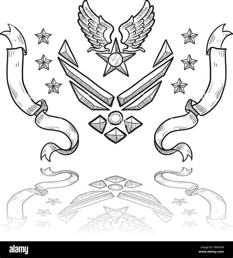 Us Air Force Vector Insignia Stock Vector Image And Art Alamy