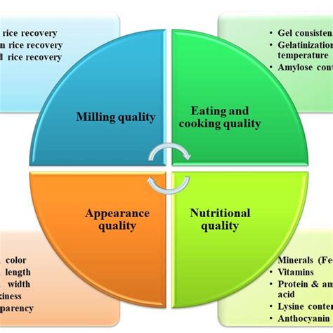 Four Facets Of Grain Quality Traits In Rice Download Scientific Diagram