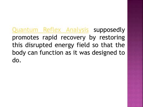 Ppt Quantum Reflex Analysis Practitioners Powerpoint Presentation Free Download Id 7394541