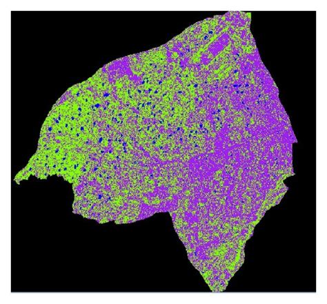 Color Indexed Lulc Classification Map From The Spot Series Of Download Scientific Diagram