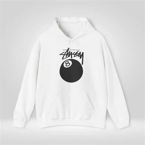 Stussy 8 Ball Hoodie Trendy And Comfortable Streetwear