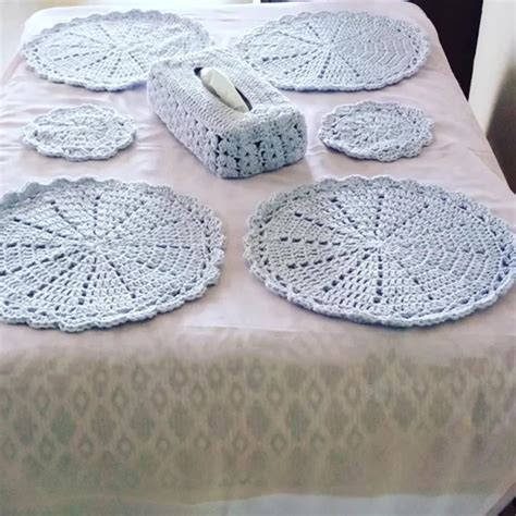 Crochet Dining Table Set Kreate