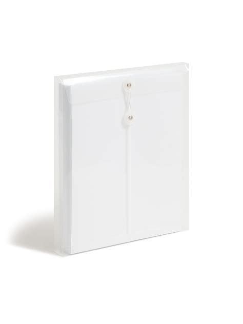 smead top load poly envelopes with string tie closure 1 1 4 inch expansion