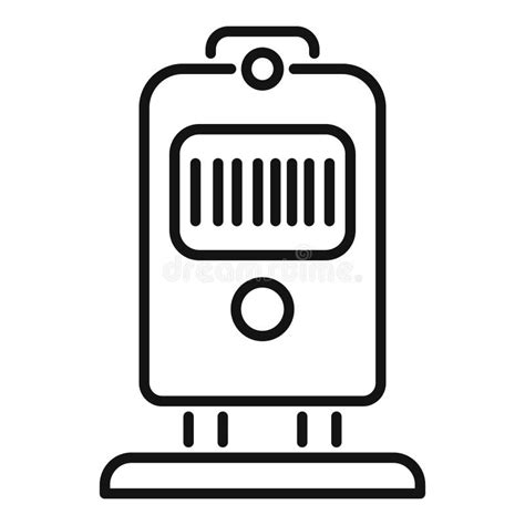 Ticket Label App Icon Outline Vector Quick Sign Response Stock Illustration Illustration Of