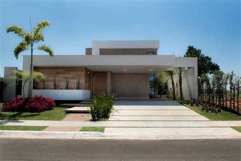 Elevaciones De Casas Modernas De Una Sola Planta Fachadas Modernas Con