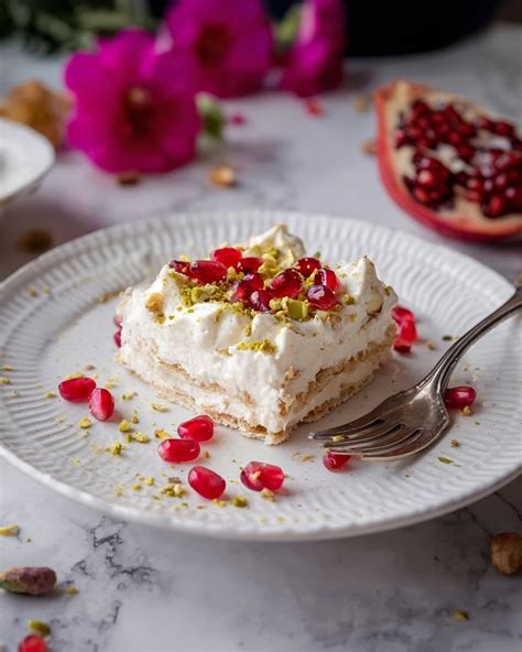 Gullac Irresistible Turkish Milk Based Dessert With Nuts And Pomegranate
