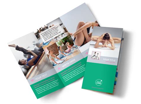 Pilates Class Brochure Template Mycreativeshop