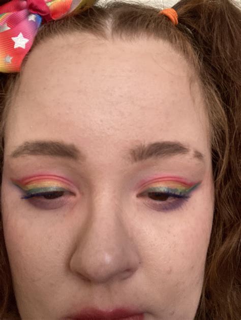 My Pride Flag Makeup 🏳️‍🌈 Rlgbt