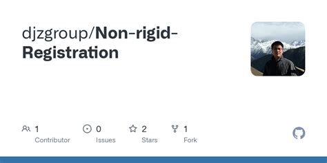 Github Djzgroupnon Rigid Registration
