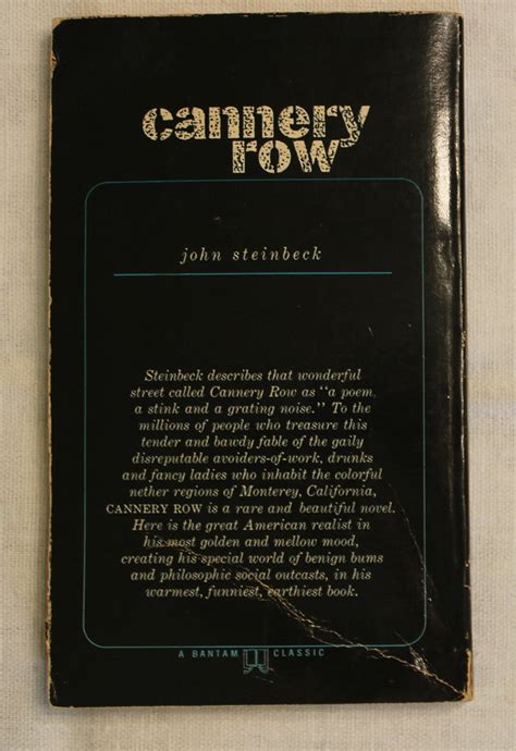 Cannery Row By John Steinbeck Goodreads
