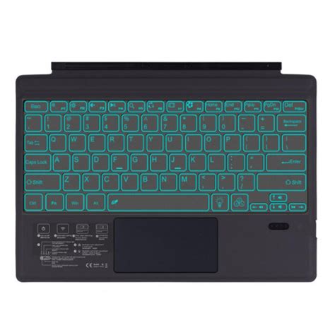 Replacement Type Cover Backlight Keyboard For Surface Pro 7