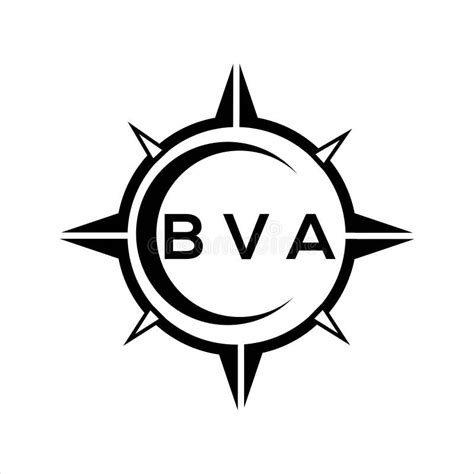 Bva Abstract Technology Circle Setting Logo Design On White Background Bva Creative Initials