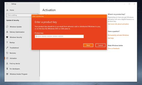 How To Change The Product Key On Windows 10 Version 1809