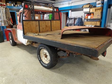 1959 Willys 6 226 Pickup With Flatbed 4x4 Hurricane 6 4 Speed Nice