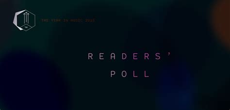 Readers Poll Results 2015 Pitchfork