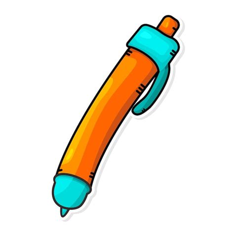 Premium Vector Pen Cartoon Doodle Illustration Design