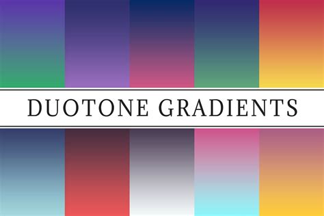 Duotone Gradients Graphic By Creativetacos · Creative Fabrica