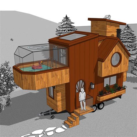 This Baluchon Tiny House Has Everything From A Helipad To A Pool And A Second Level Autoevolution