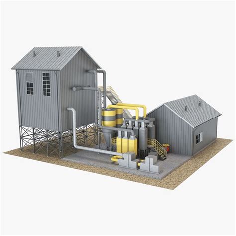 Modelo 3d Edificio Industrial 20 Turbosquid 1529983