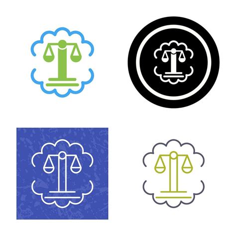 Justice Scale Vector Icon 34425868 Vector Art At Vecteezy