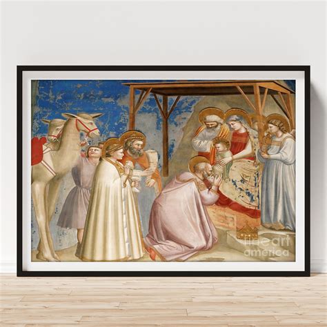 The Scrovegni Chapel Fresco By Giotto 14 Th Century He Nativituy Of