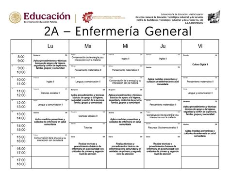 2a EnfermerÍa Cbtis No 151