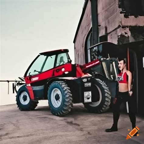 Extreme Telehandler And Person On Craiyon