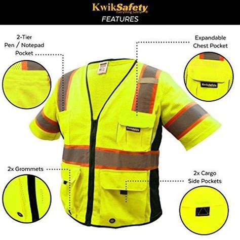 Clearance Class 3 Executive Safari Safety Vest — Kwiksafety