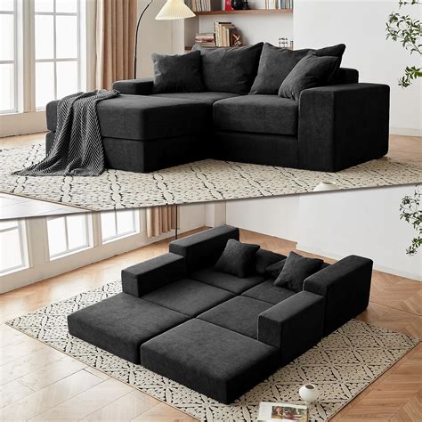 Cozymine Modular Sectional Loveseat Sofa Cloud Boneless