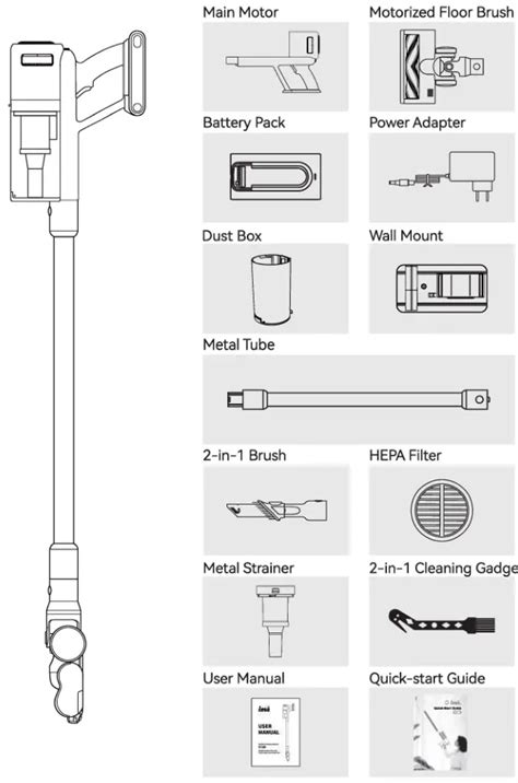 Stick Vacuum Cleaner Parts At Elsie Ward Blog
