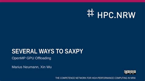 several ways to saxpy openmp gpu offloading youtube