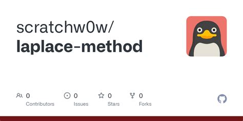 Github Scratchw0wlaplace Method