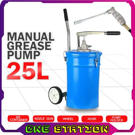25l Manual Grease Pump Hand Operated Grease Pump Pam Gris 油脂泵 Lazada